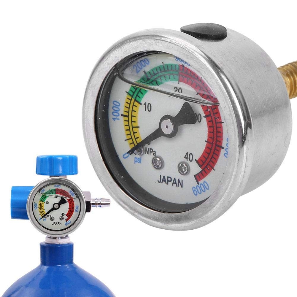 Jual Manometer pompa PCP 6000 Psi / Manometer Besar Manometer Big Japan ...