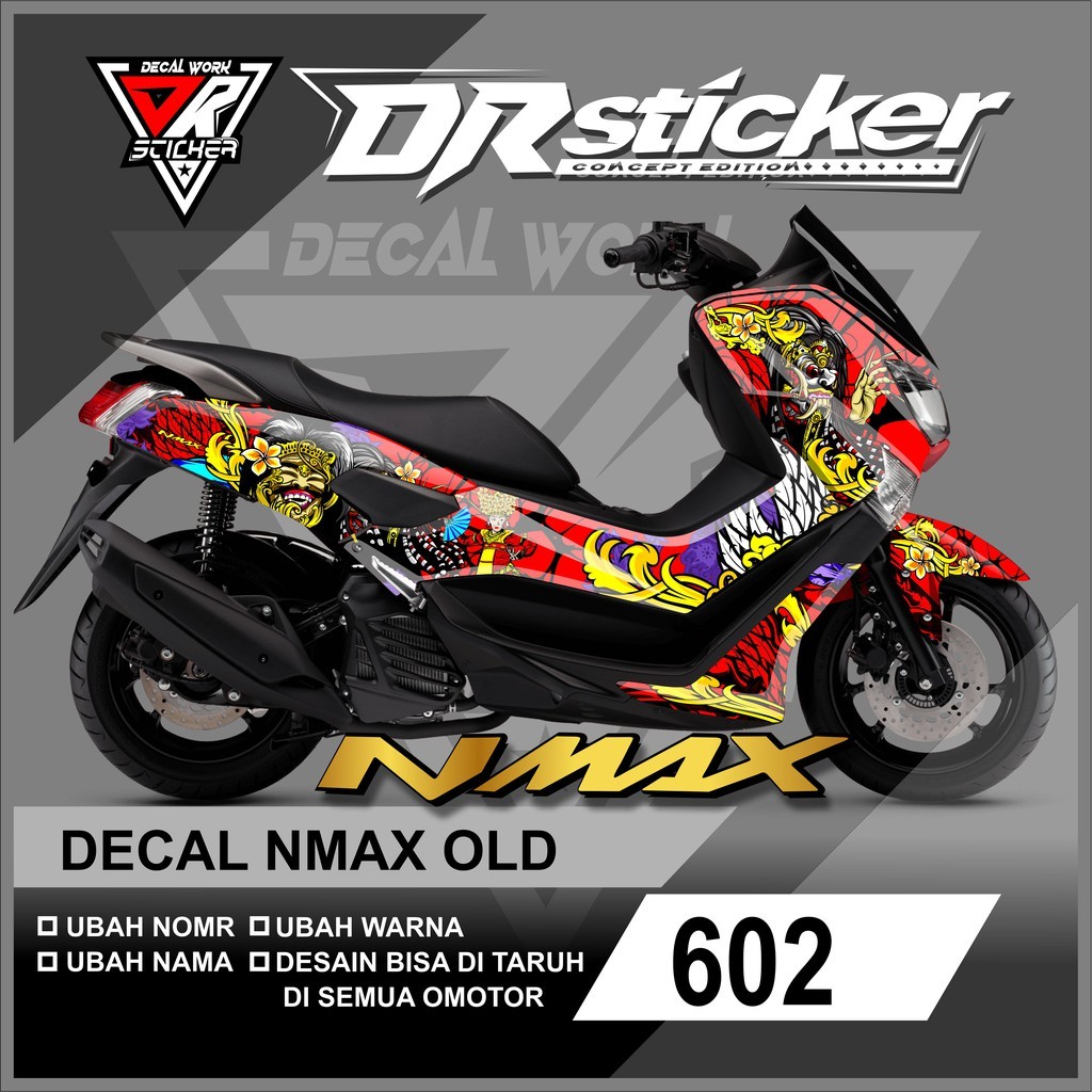 Jual Decal Custom Nmax Lama - Decal Full Body Nmax Old Desain Bali ...
