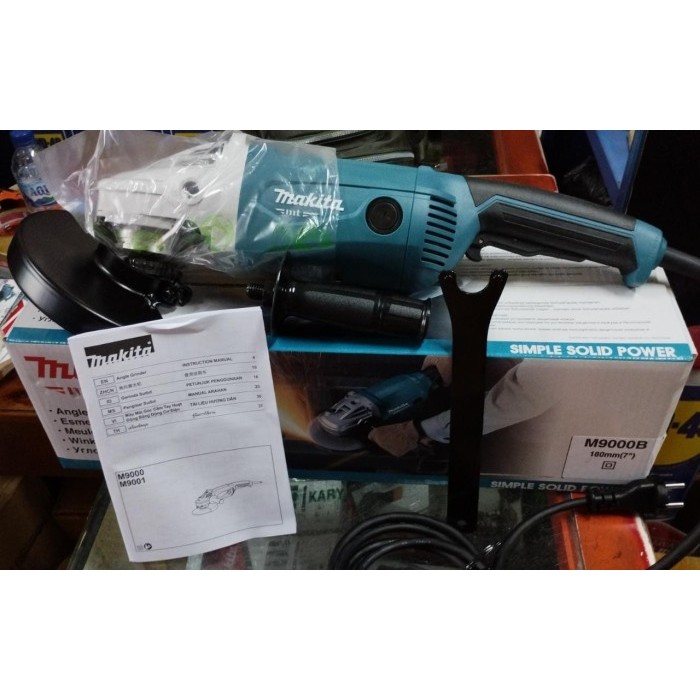 Jual MAKITA M9000B grinder 7" M 9000 B mesin gerinda tangan 7 inch ...