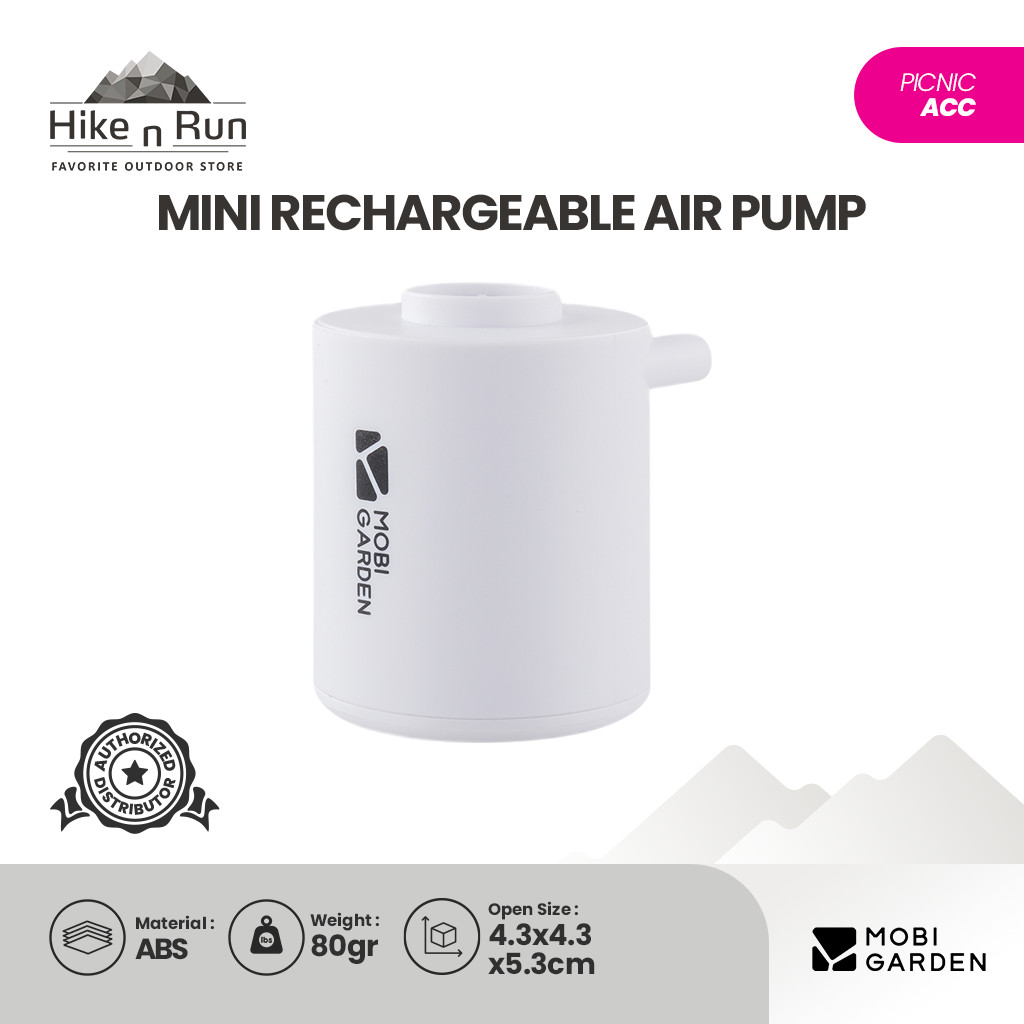 Jual Mobi Garden Pompa Mini Portable Rechargeable Air Pump - NX20671021 ...