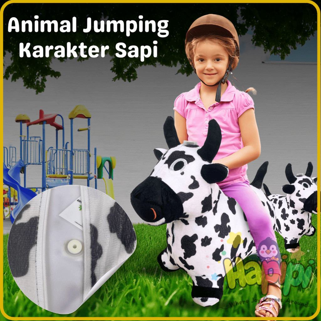 Jual Mainan Anak Animal Jumping Sapi Kuda Rusa Dengan Musik Lampu Dan ...