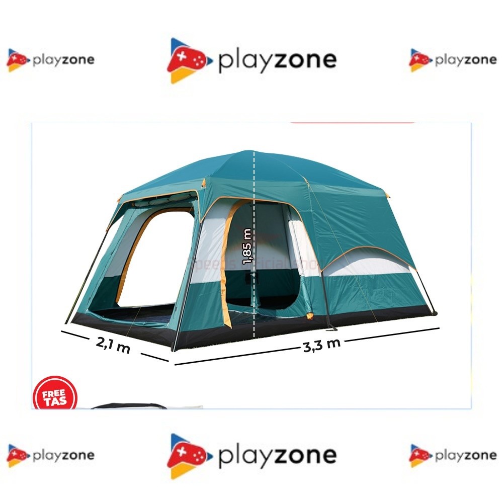 Jual Tenda Camping Tent Besar Muat 3-5 Orang Tenda Kemah Outdoor ...