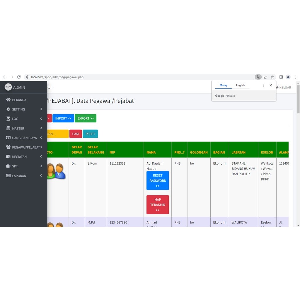 Jual Source Code Aplikasi SPPD V 1.0 | Shopee Indonesia