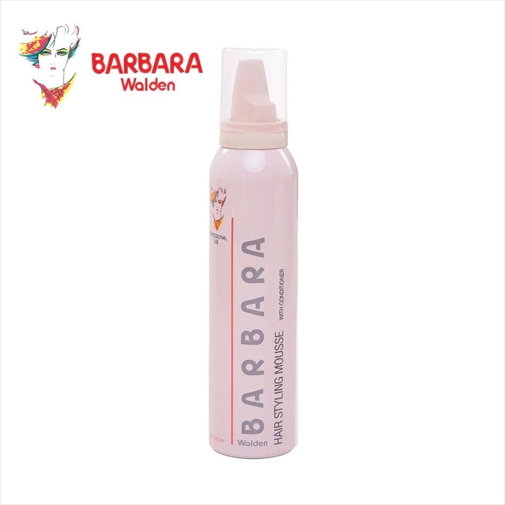 Jual [180ml] Barbara Hair Spray Foam Rambut with Conditioner - Barbara ...