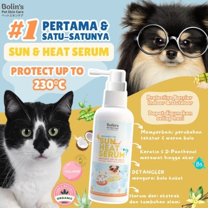 Jual BOLIN'S Pet Skincare Sun And Heat Serum Sunscreen Anabul Berbahan Natural Organik Untuk ...