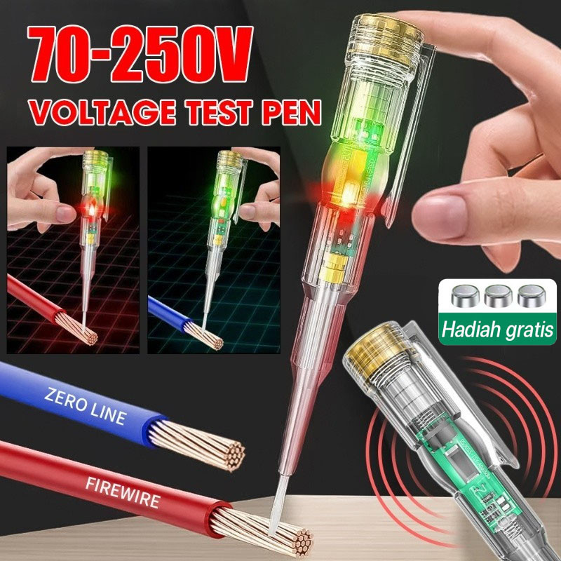 Jual [ COD]Induction Test Pen Tester Arus Listrik Dual LED Test Pen ...