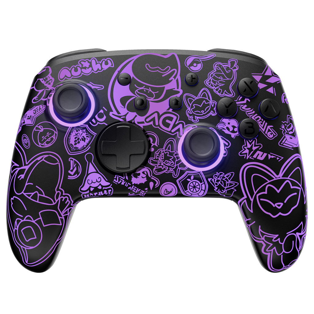 Jual FUNLAB Firefly Luminous Pattern Wireless Switch Pro Controller For ...
