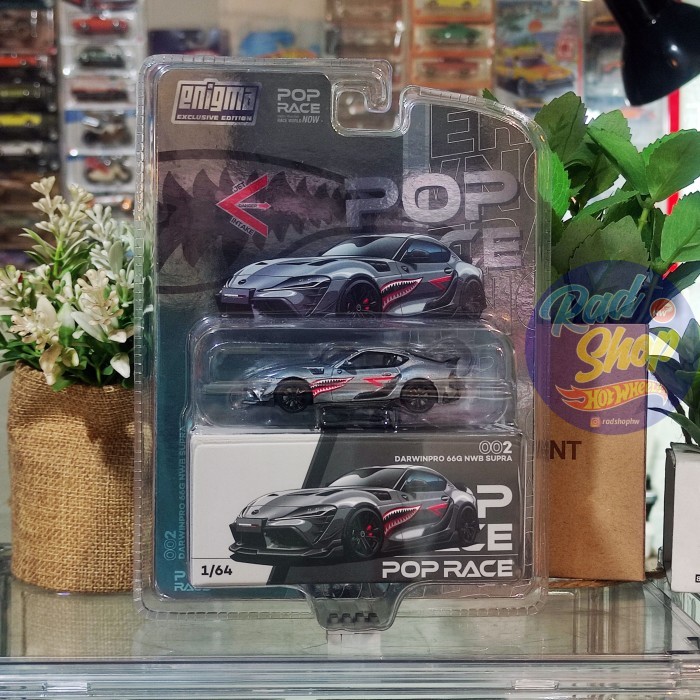 Jual Pop Race x Enigma 002 Darwin 66G NWB Supra Green Mettalic | Shopee ...