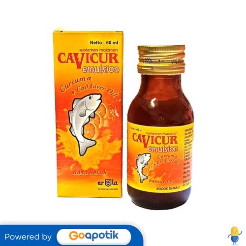 Jual Cavicur Emulsion Rasa Jeruk 60 Ml | Shopee Indonesia