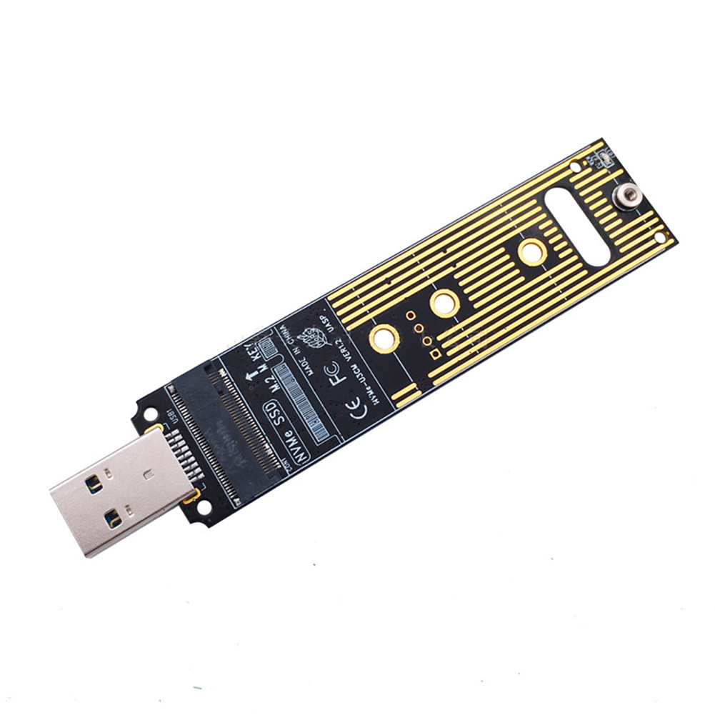 Jual M.2 NVME SSD To USB 3.1 Adapter 10Gpbs M.2 NVME To USB Card Reader ...