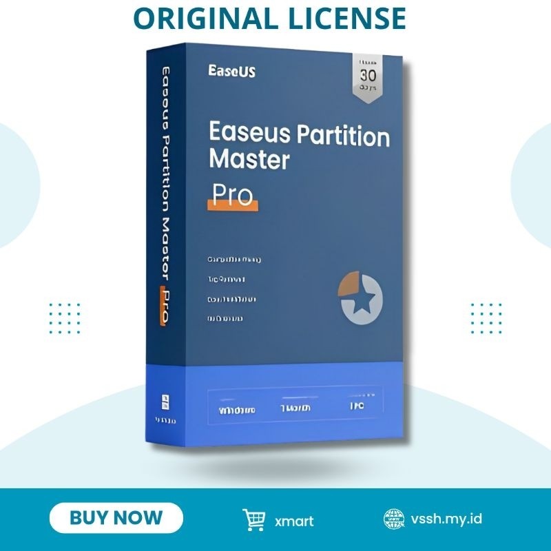 Jual EaseUS Partition Master Pro 18.x License 1month | Shopee Indonesia