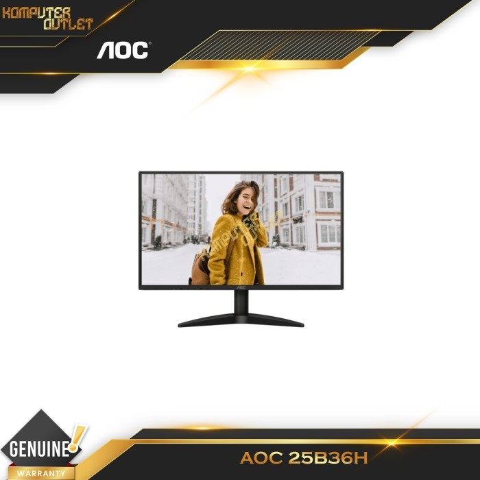 Jual AOC 25B36H Monitor LED 24.5" IPS FHD 1080p 100Hz 1ms Adaptive Sync ...