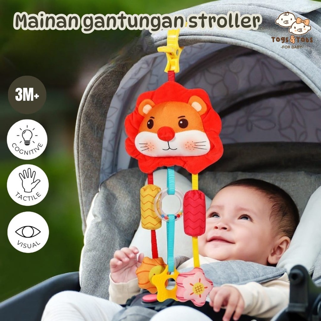 Jual ( OTH1268 ) Mainan gantungan stroller / tempat tidur boneka ...