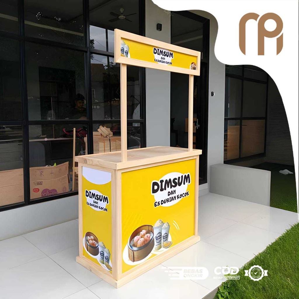 Jual Booth Portable Meja Lipat Jualan - Fleksibel, Kuat, Gratis Desain ...