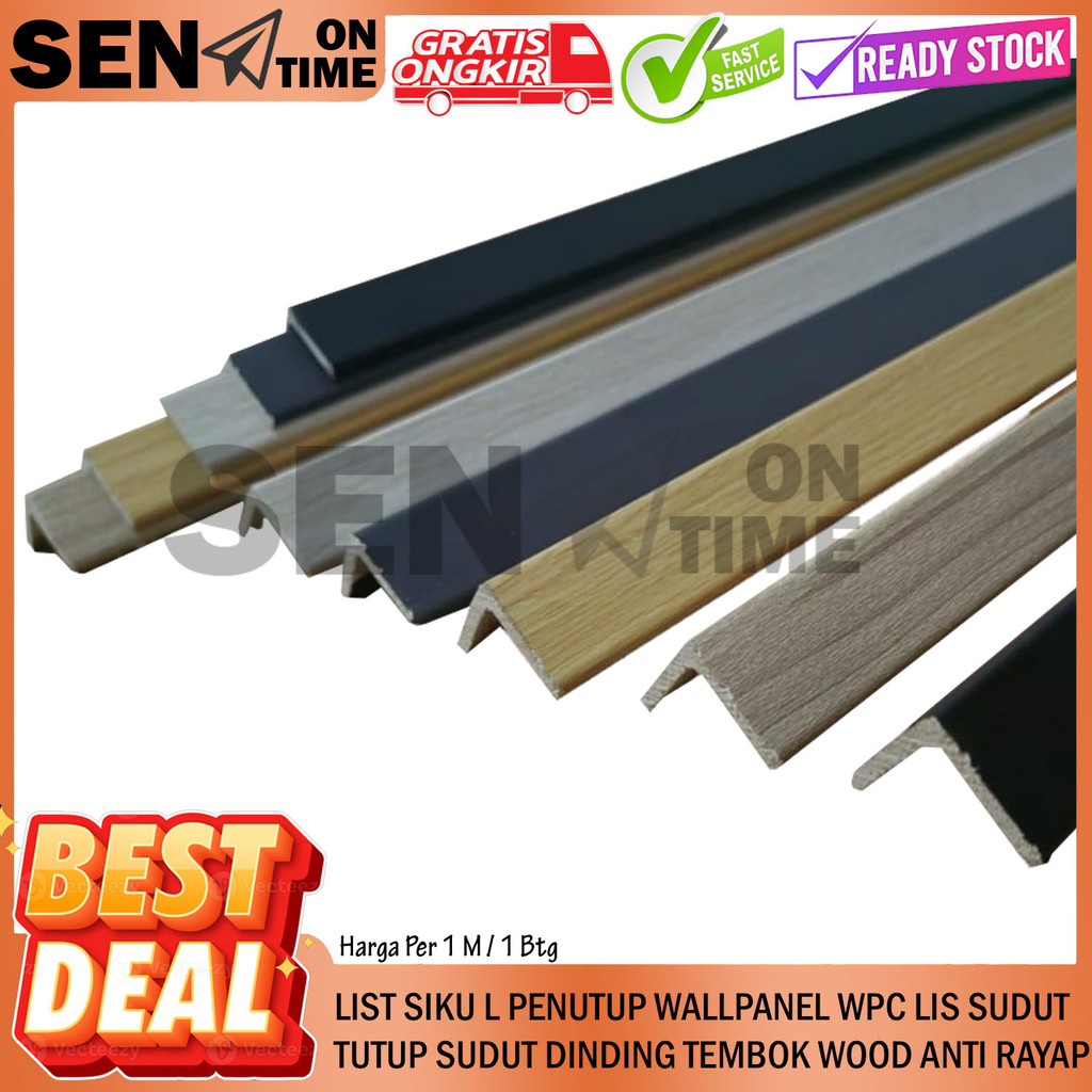 Jual List Sudut Siku Wallpanel Plint Penutup Wpc Lis Corner Unit Wall ...