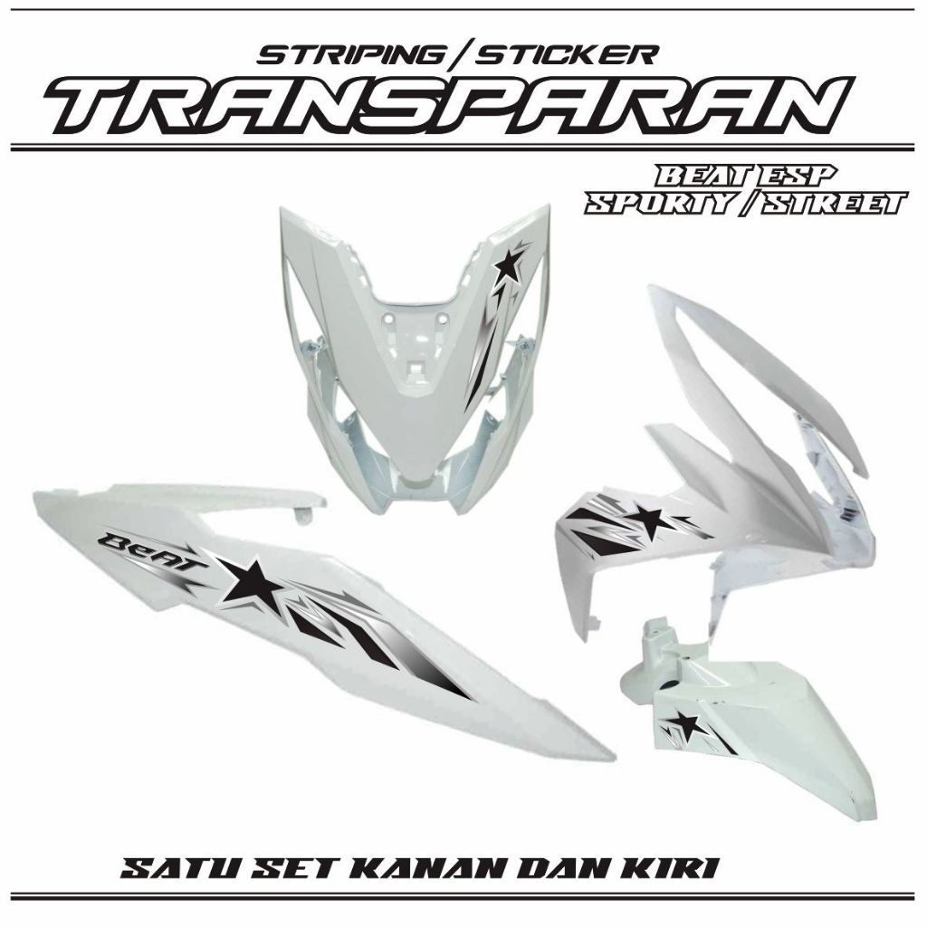 Jual TRANSFARAN UV STIKER BEAT ESP 2016 2019 / VARIASI TRANSPARAN MOTIF ...