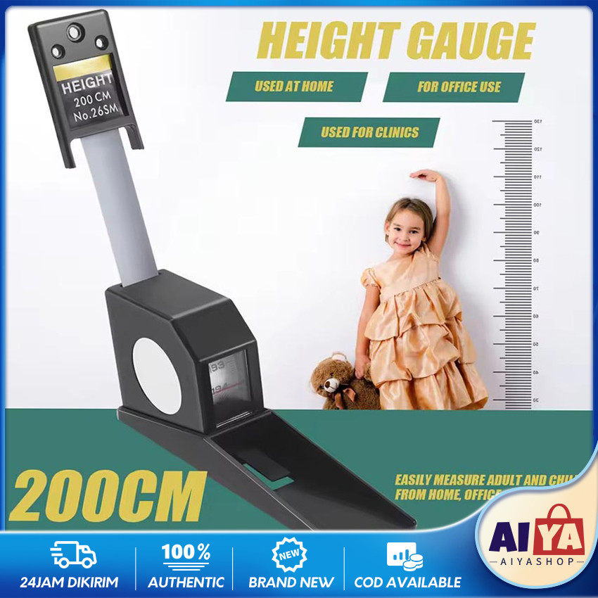 Jual Meteran Pengukur Tinggi Badan Portable Tape Measure Height 2.2M ...