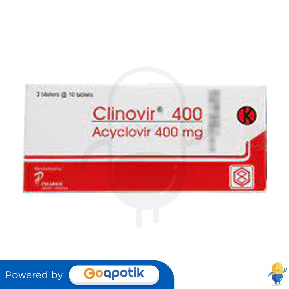 Jual Clinovir 400 Mg Box 30 Tablet | Shopee Indonesia