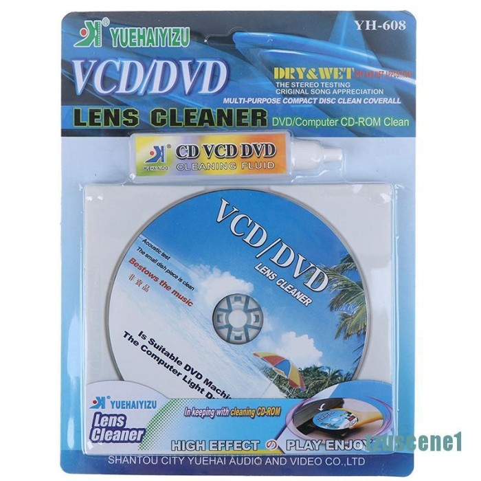 Jual VCD DVD CD Room Lens Cleaner & Audio Tape Head Cleaner | Shopee ...