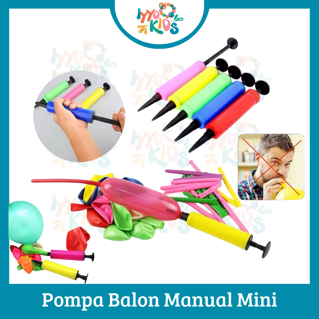Jual IYYO KIDS | PRT74 Pompa Balon Mini Manual Pompa Tangan Kecil ...