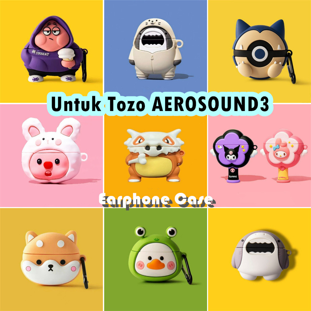 Jual 【distinctive】Untuk Tozo AEROSOUND3 Case Lucu Kartun Soft Silicone ...