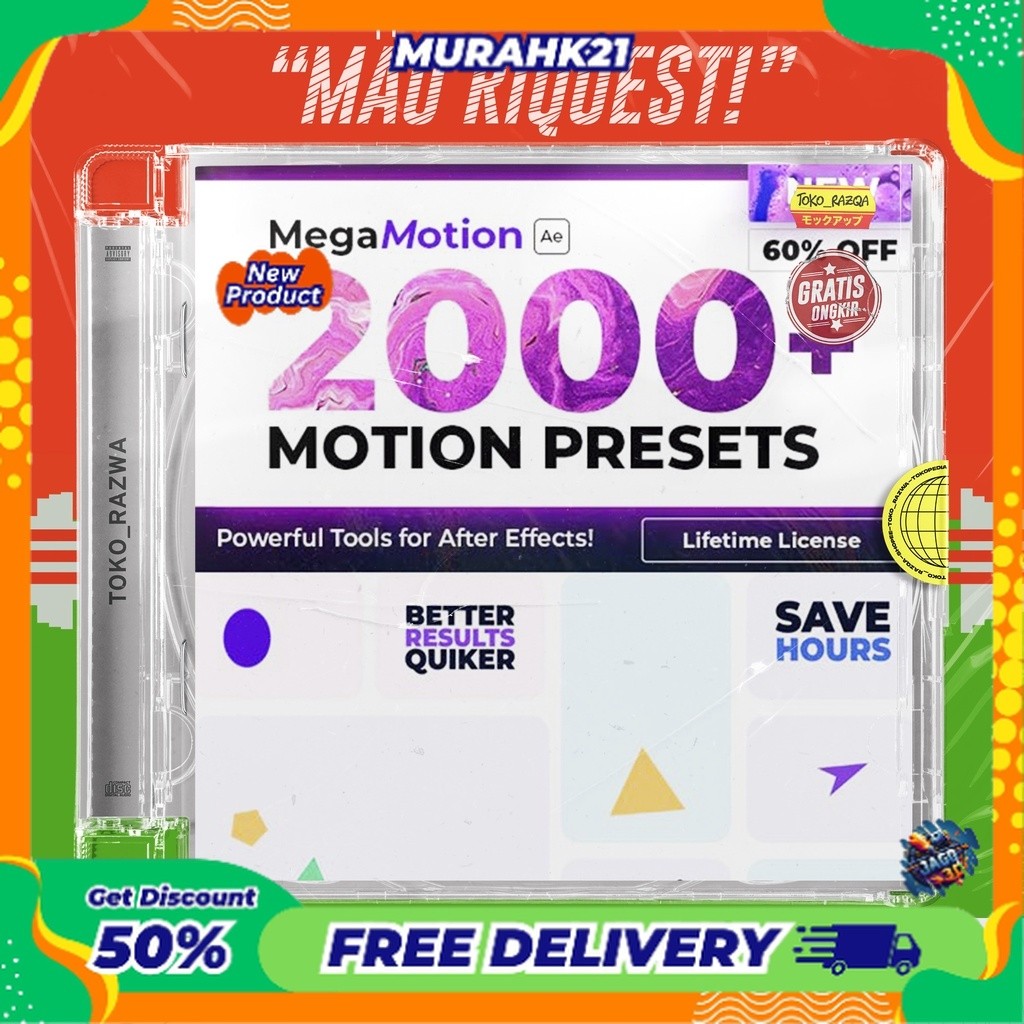 Jual Animation Motion Presets for After Effects - AtomX Extension AE ...