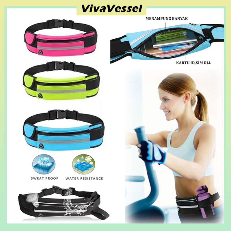 Jual Water Proof Jogging Tas Pinggang/Running Belt/Tas Belt Sport ...