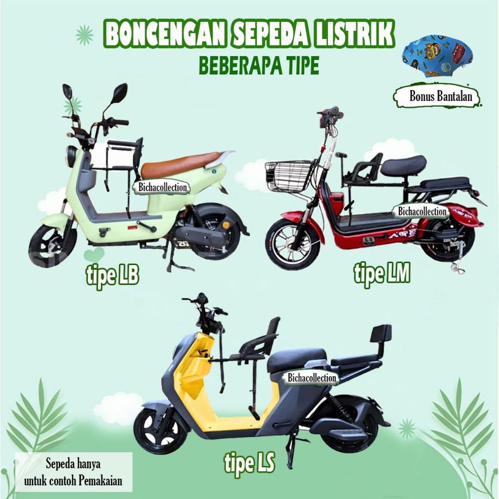 Jual OS23 Kursi Boncengan Sepeda Listrik Bisa Untuk Semua sepeda ...