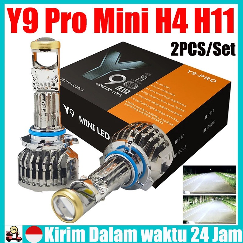 Jual 【Stok Tersedia】2PCS Mini Projie Y9 Pro Biled H4 H11 Ayla Agya ...