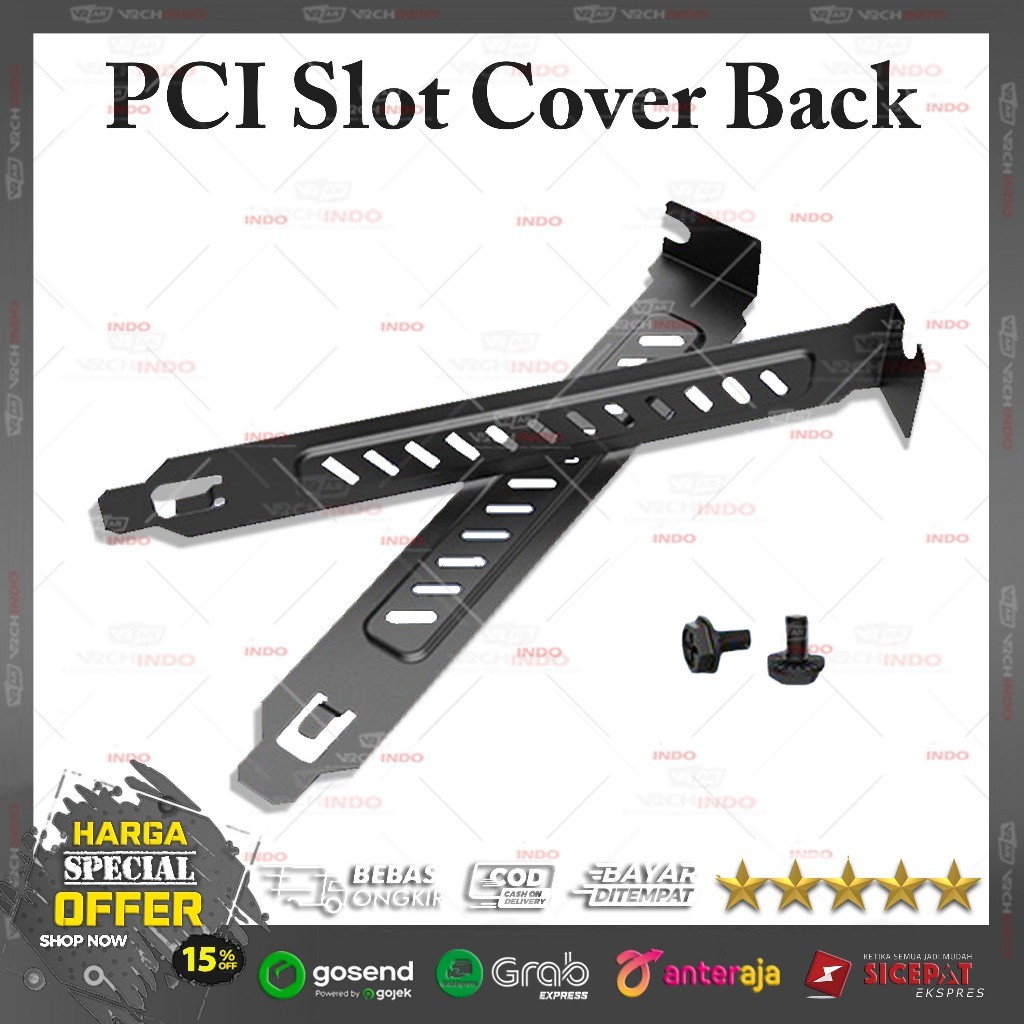 Jual Tutup Casing PC Slot Belakang / Back Panel DOFF - Backpanel PCI ...