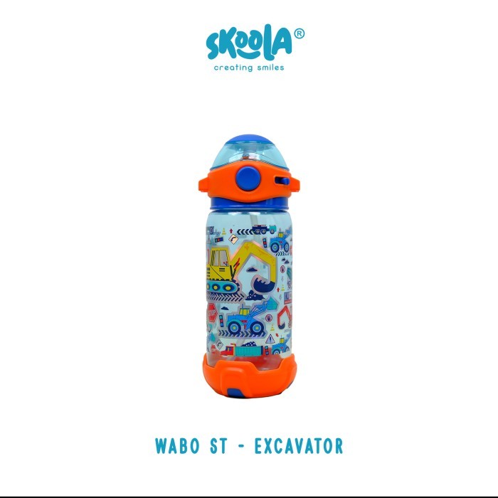 Jual Skoola Botol Tempat Air Minum 500ml dan Tas Anak Unisex Cat Bola -Wabo - WABO ST-EXCVTR ...