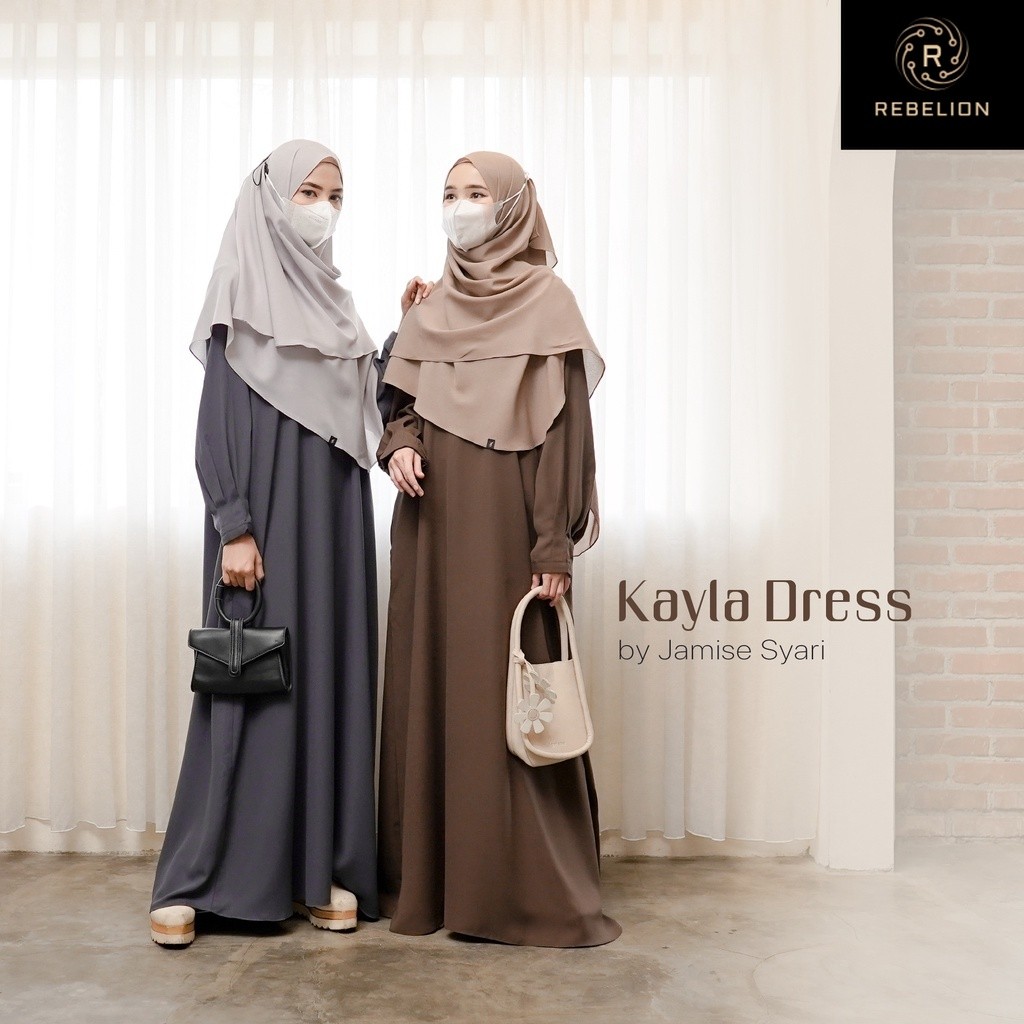 Jual Jamise | Kayla Dress - Abaya New Color | Shopee Indonesia