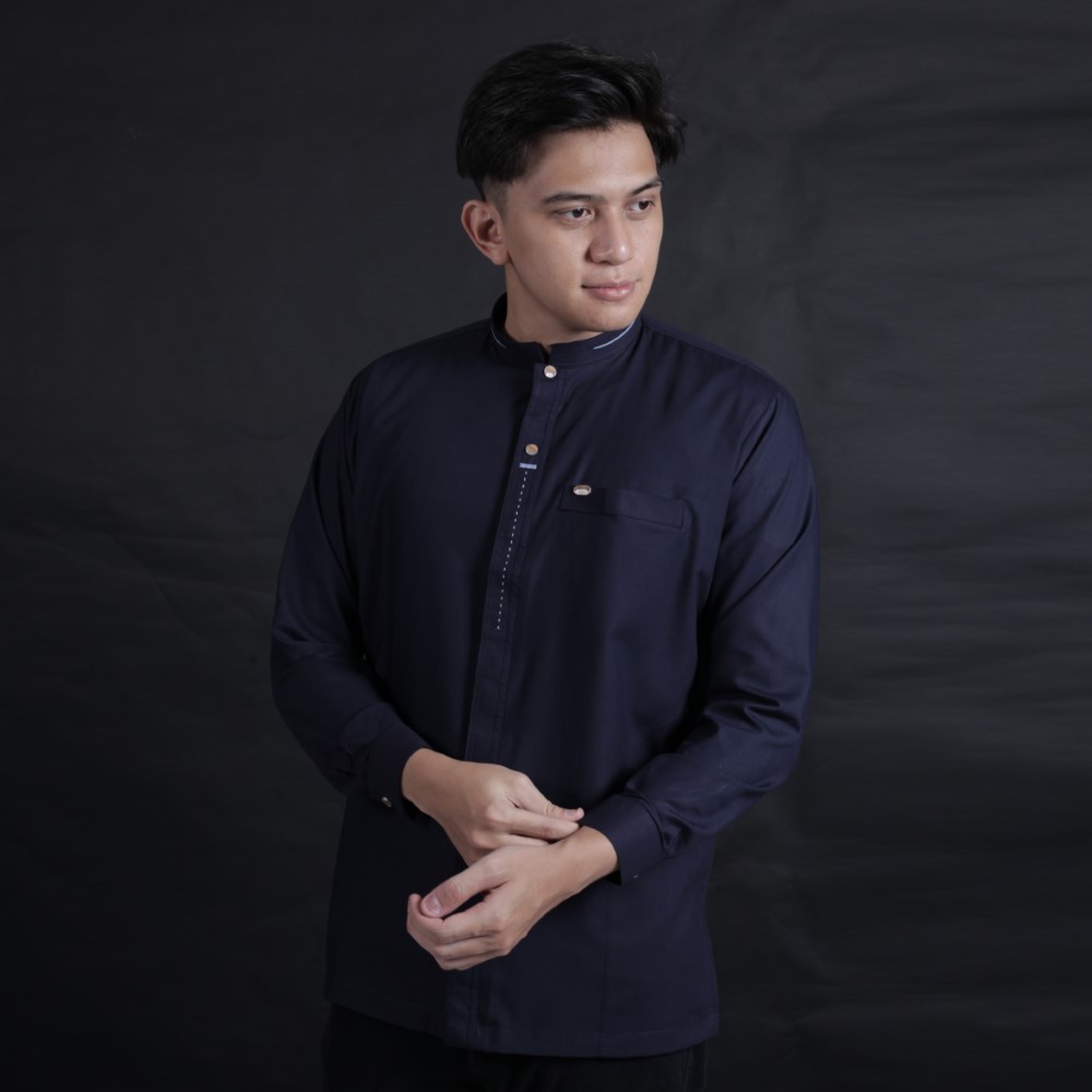 Jual Qori Apparel Signature Zaid Al Khair Baju Koko Casual (Lengan ...