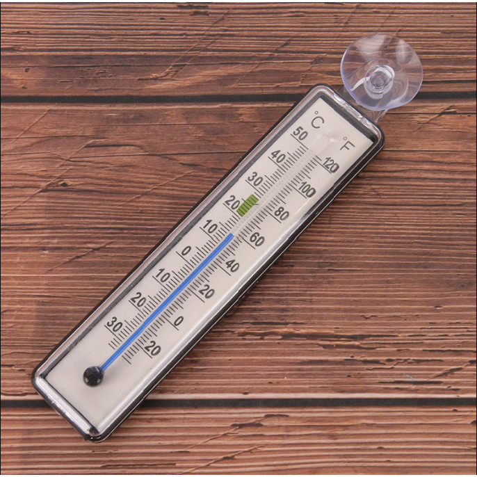 Jual Termometer akuarium kaca bening Alat ukur Suhu Akuarium ...