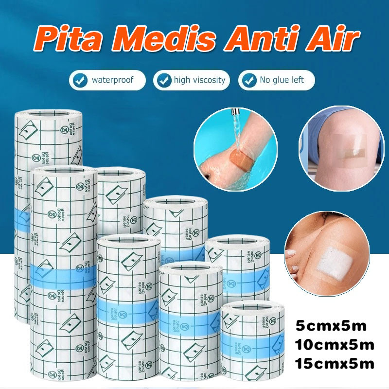 Jual [ COD] 10M Plester Anti Air Tranparent Film Dressing Roll Perban ...