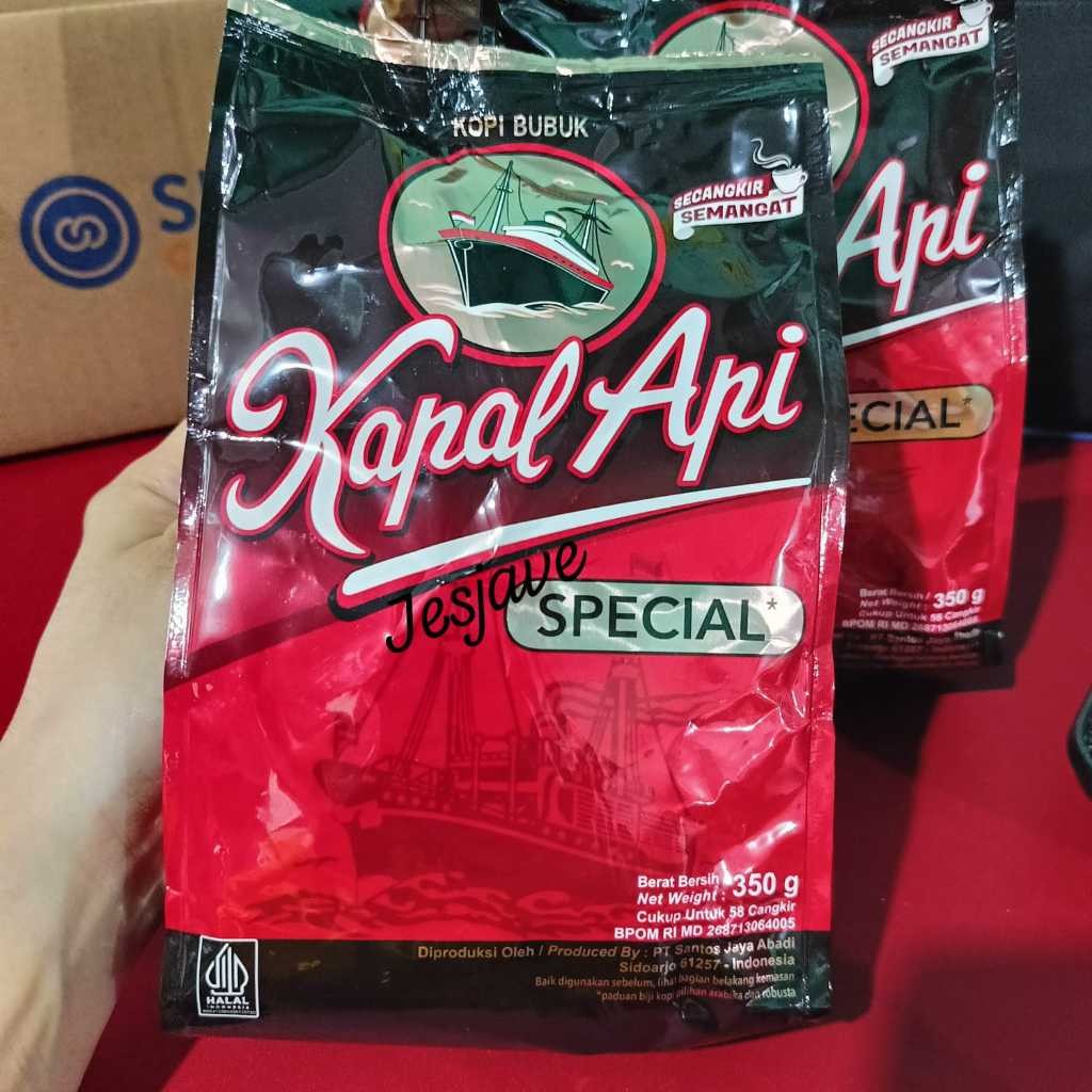 Jual Kopi Hitam Kapal Api Spesial 350gr Kopi Kapal Api Special 350gram ...