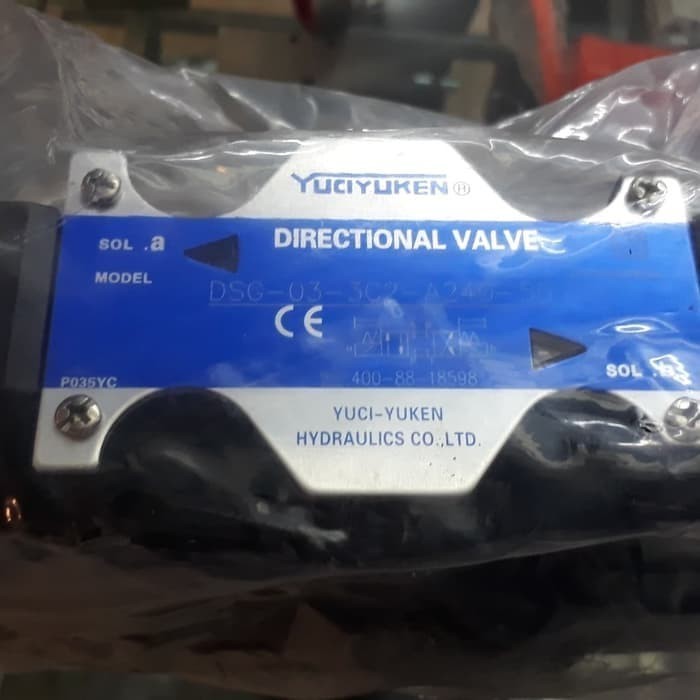 Jual SOLENOID VALVE YUKEN HYDRAULIC DSG-03-3C60-A220-50 DSG 03 YUCI YUKEN | Shopee Indonesia