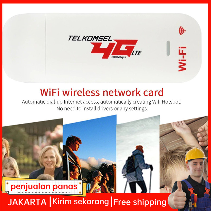 Jual 【Kirim Sekarang】Modem Wifi 4G Wingle USB Mifi All Operator 500Mbps ...