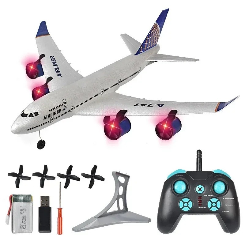 Jual Remote Control A380 747 Airbus Fixed Wing Foam Aircraft Model ...