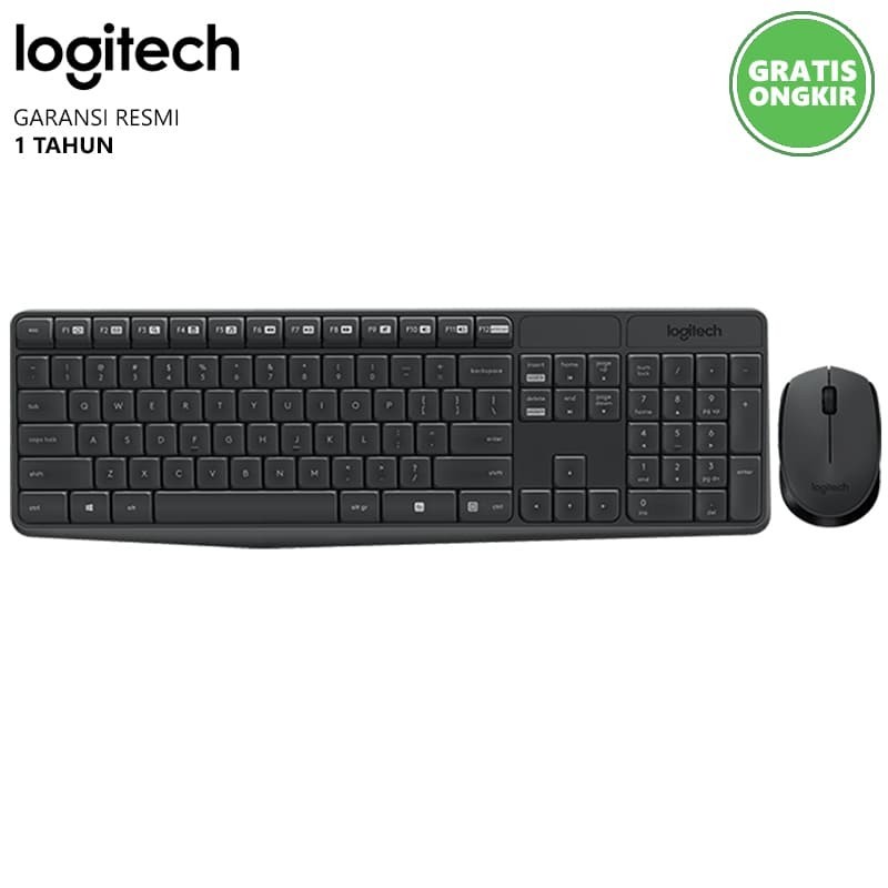 Jual Logitech MK235 Combo Wireless Keyboard dan Mouse | Shopee Indonesia