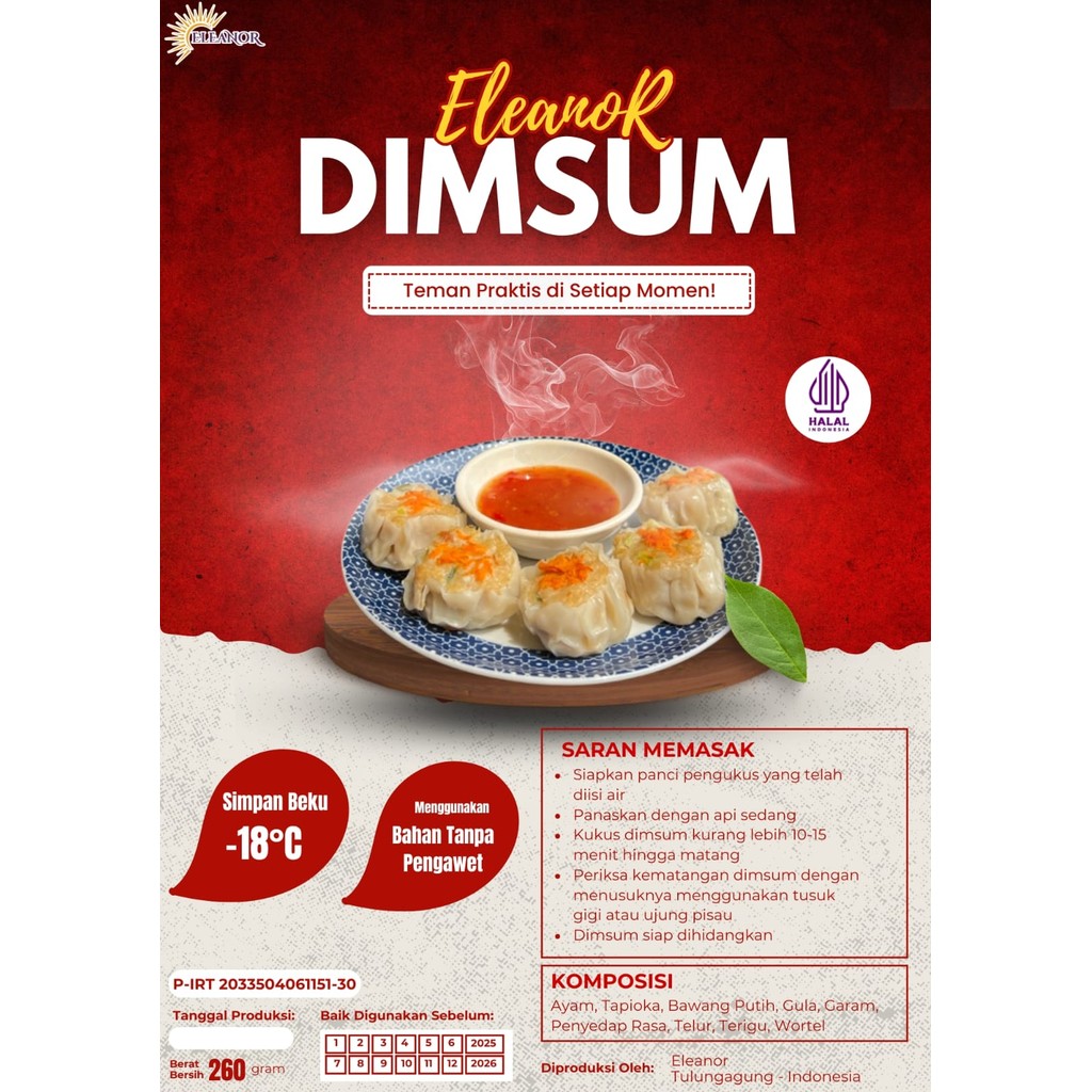Jual [FROZEN] DIMSUM SIOMAY AYAM PREMIUM NON MSG isi 12 FROZEN BY ...
