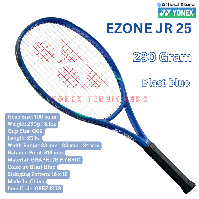 Jual Yonex EZONE JR 25 230g Blast blue - racket tennis | Shopee Indonesia