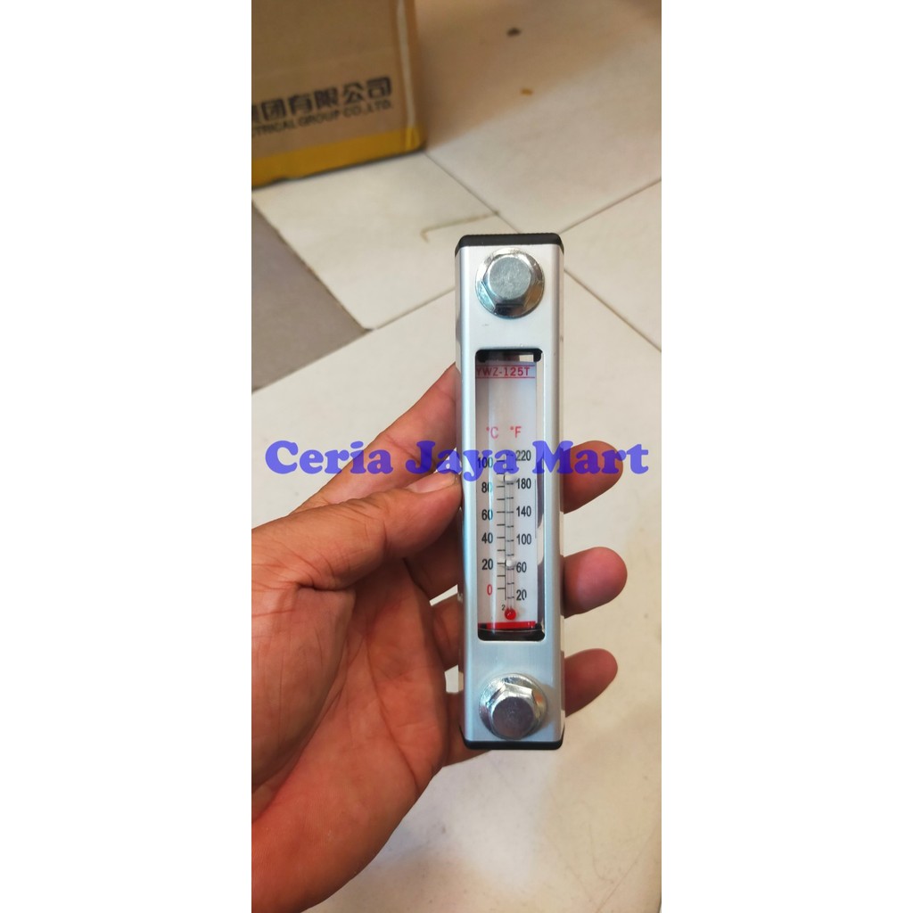 Jual Oil Level Gauge 5" inch YWZ 125T / Hidrolik level Gauge / Liquid water tank level display ...