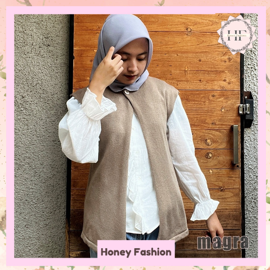 Jual Honey fashion baju vest wanita korean style bkk518 | Shopee Indonesia