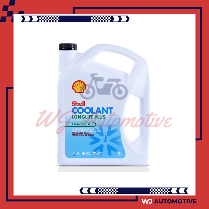Jual Shell Coolant Longlife Plus 4Liter Air Radiator Long Life Plus 4 ...