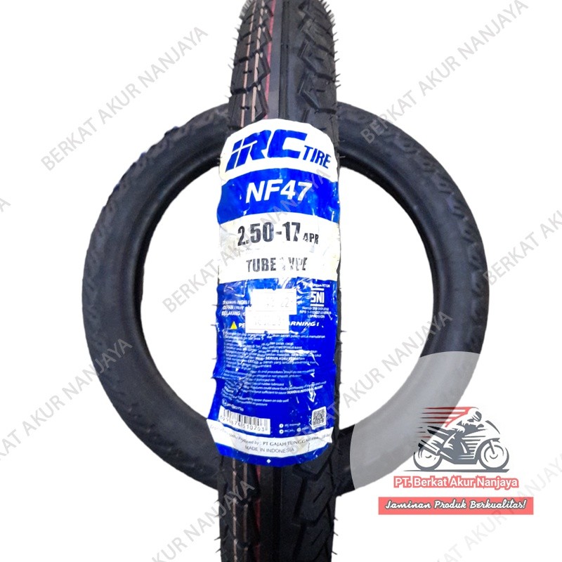 Jual IRC NF47 250-17 Ban Motor Tubetype (non tubeless) | Shopee Indonesia