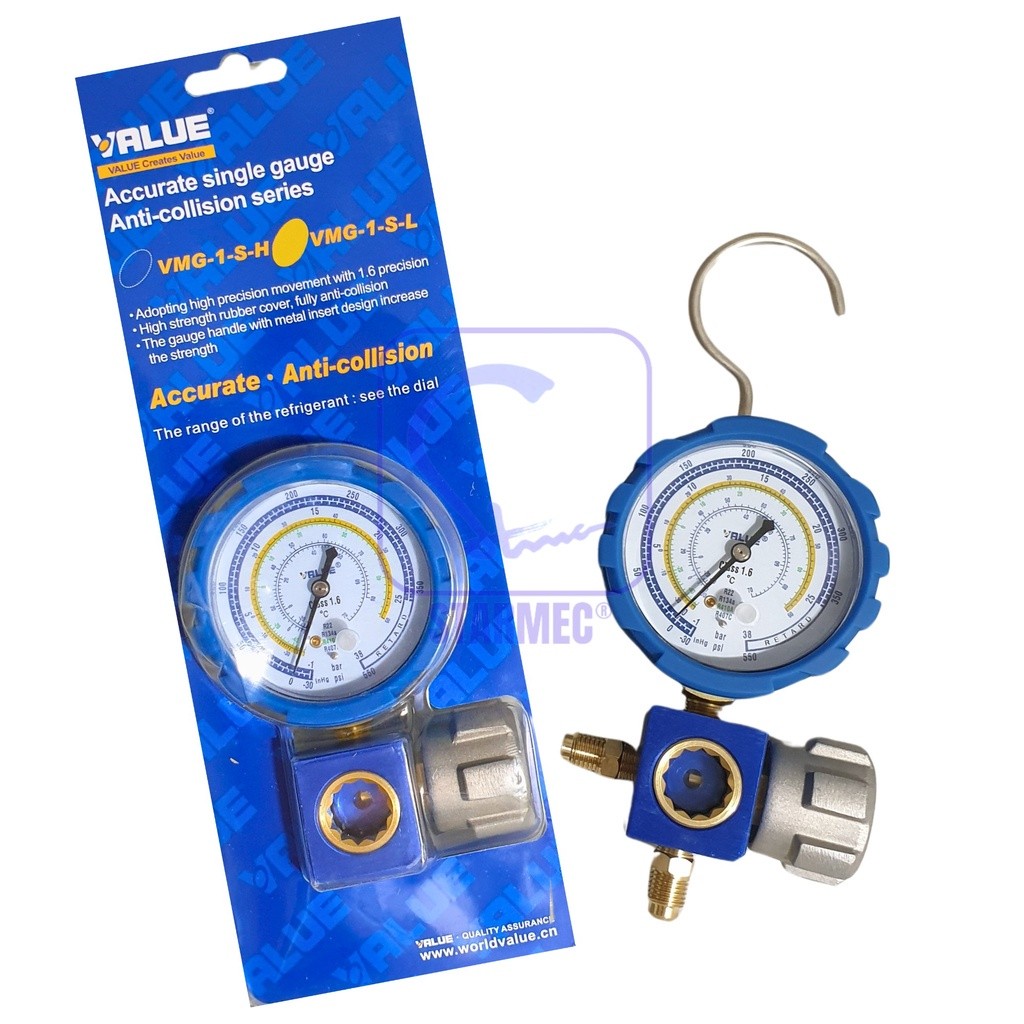 Jual Manifold AC Value R32 R410a R22 Single Sightglass VMG-1-S-L | Shopee Indonesia