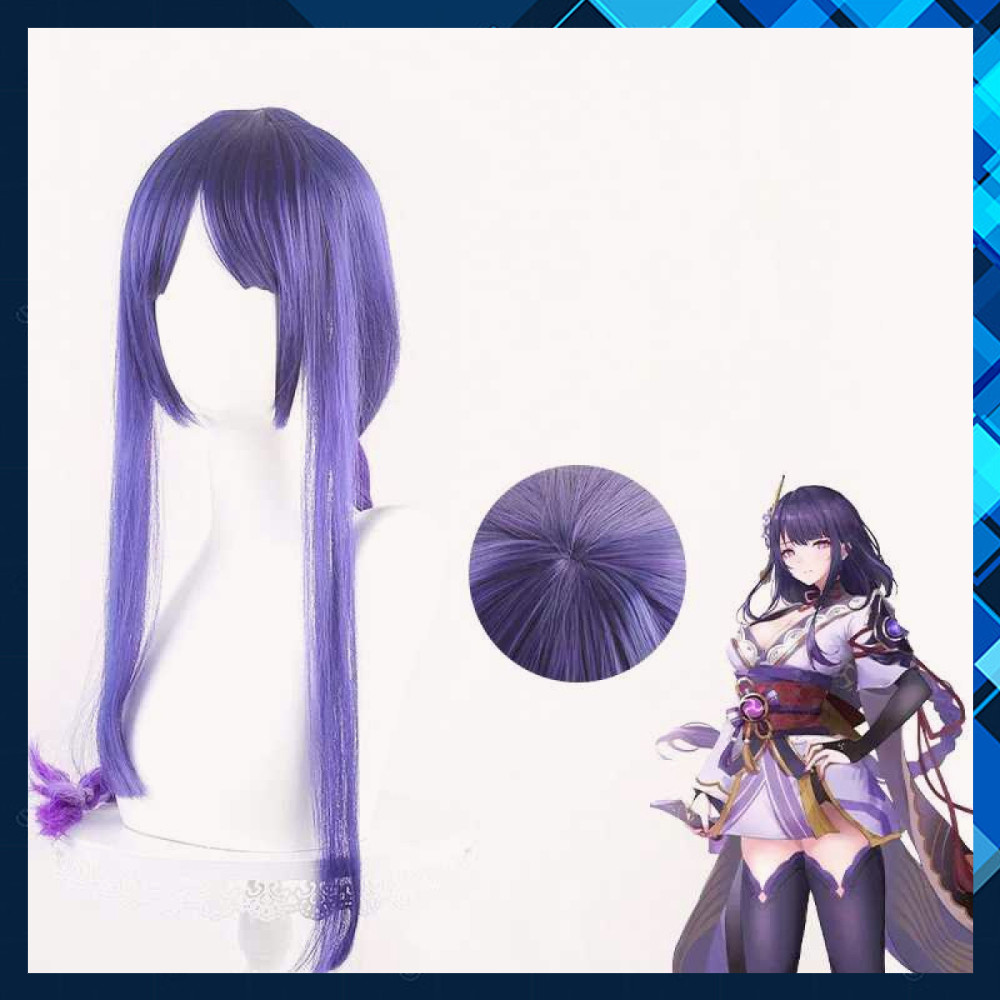Jual Wig Rambut Palsu Genshin Impact Raiden Shogun Cosplay - L-148 ...