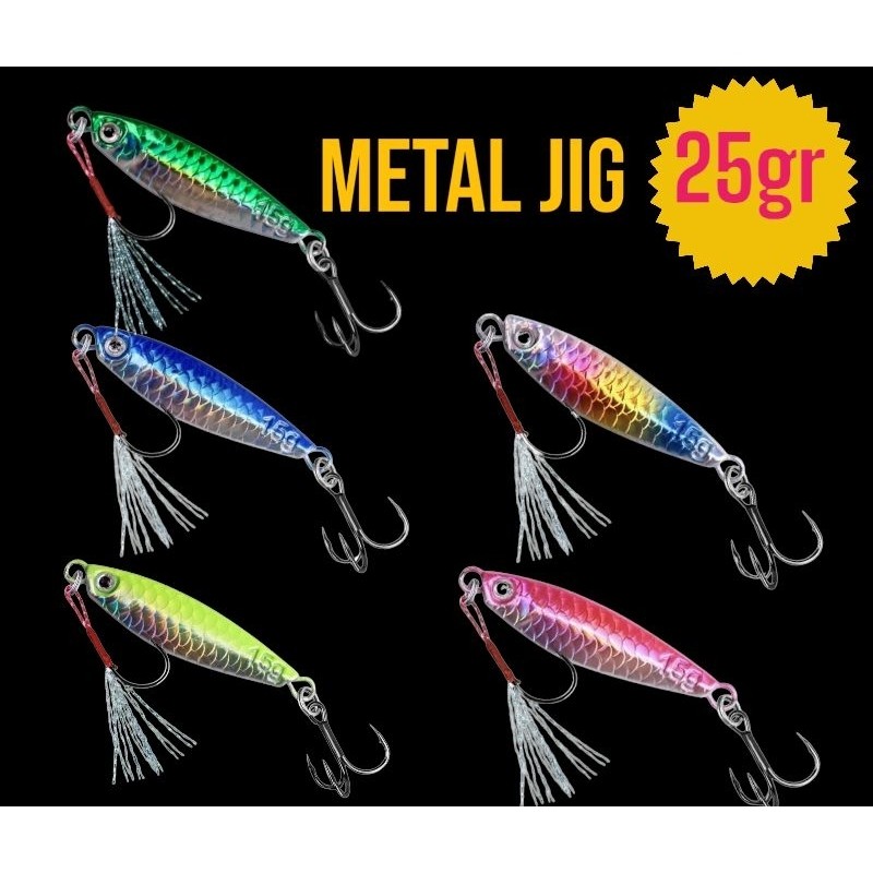 Jual Umpan Lure METAL JIG - 25gram | Shopee Indonesia