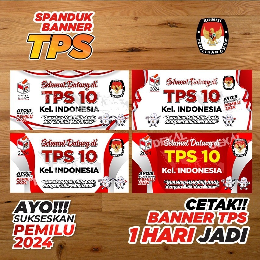 Jual Cetak Kilat JDM- BANNER TPS, SPANDUK BANNER NAMA TPS | BANNER TPS ...